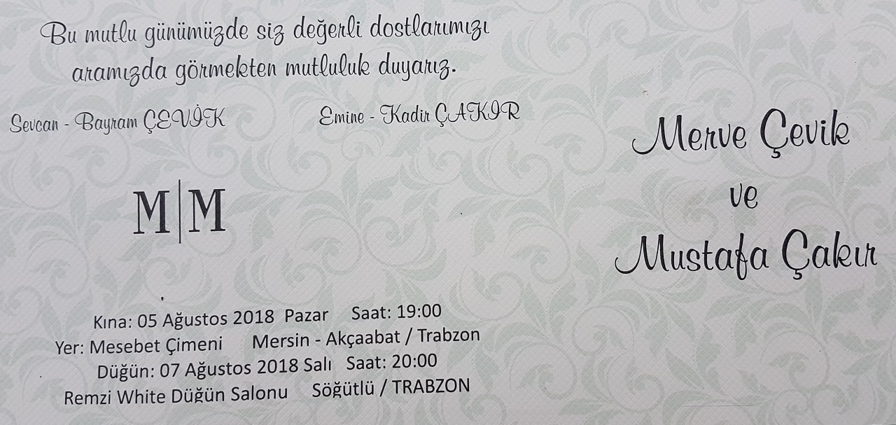 Merve ÇEVİK, Mustafa ÇAKIR Düğünleri - Ali BAYIR